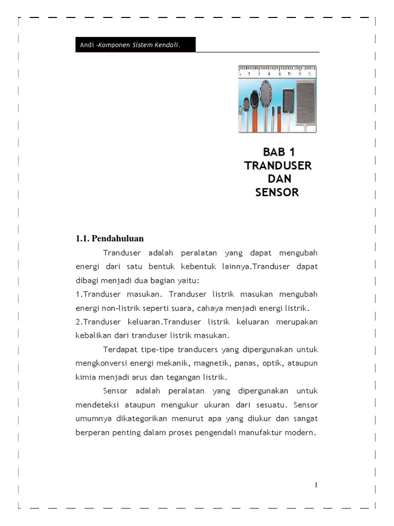 Sensor Transducer | PDF