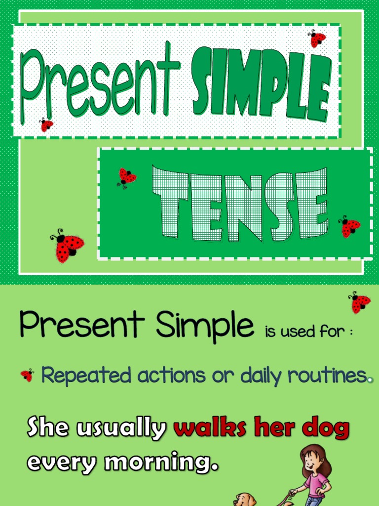 Simple Present Affirmative Explanation | PDF | Language Arts & Discipline