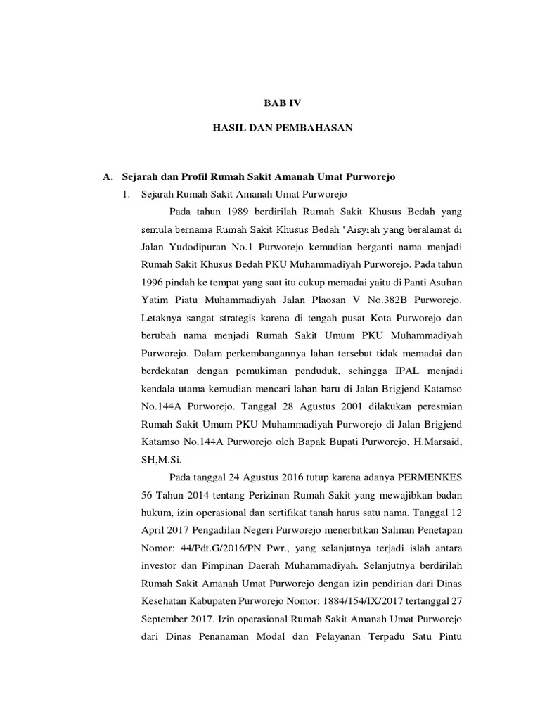 Bab Iv & V Kti | PDF | Kesehatan Holistik | Sains & Matematika
