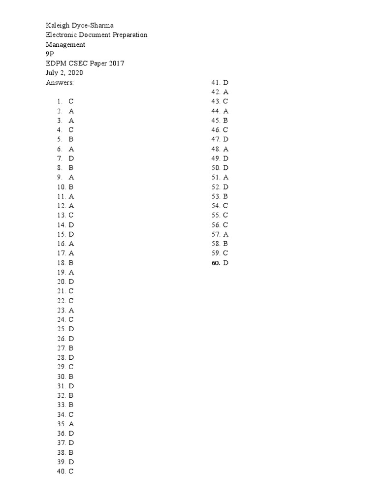 2017 Edpm Csec Paper | PDF