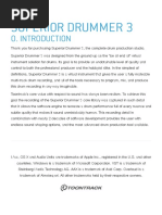 EZdrummer 3 Operation Manual | PDF | Installation (Computer Programs) | Drum Kit