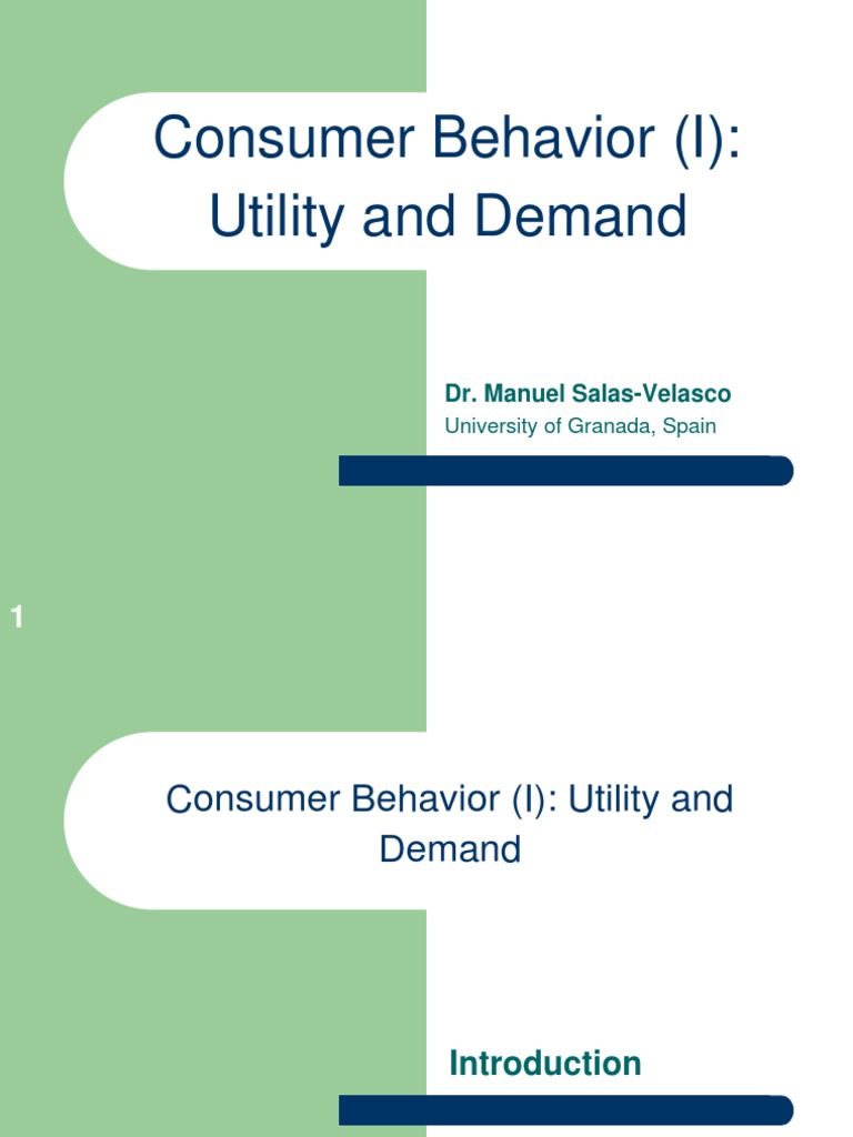 Microeconomics Utility and Demand | PDF | Utility | Microeconomics