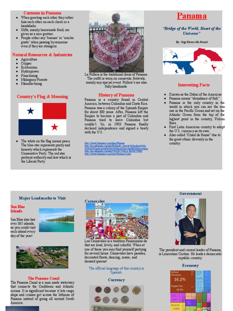 Brochure | Download Free PDF | Panama | Panama Canal