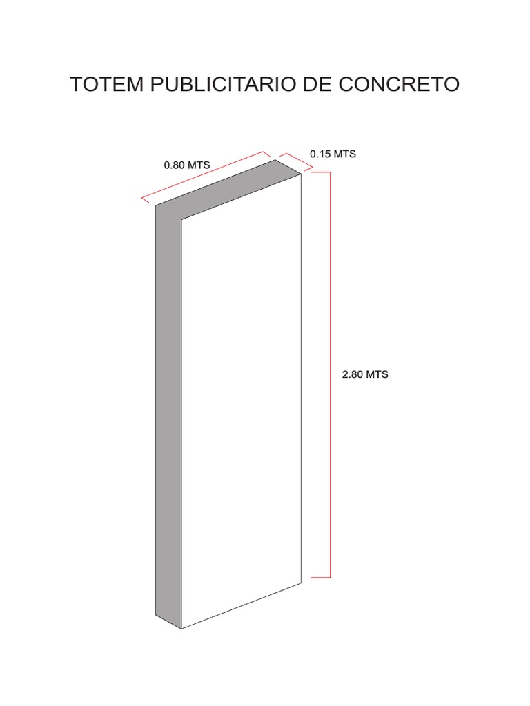 Totem de Concreto | PDF