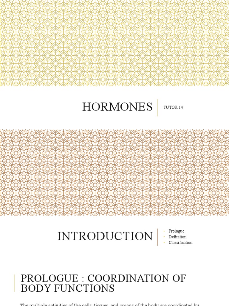 Understanding Hormones: Functions & Mechanisms | PDF | Hormone ...