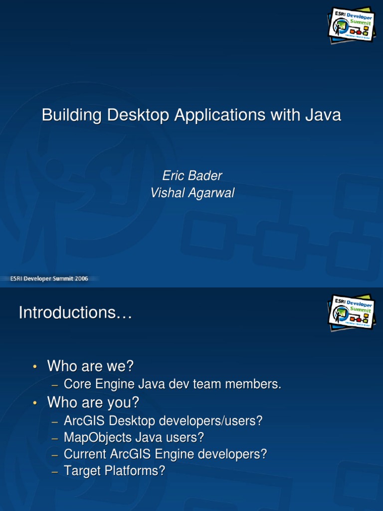 Building Desktop Applications With Java | PDF | Arc Gis | Java ...