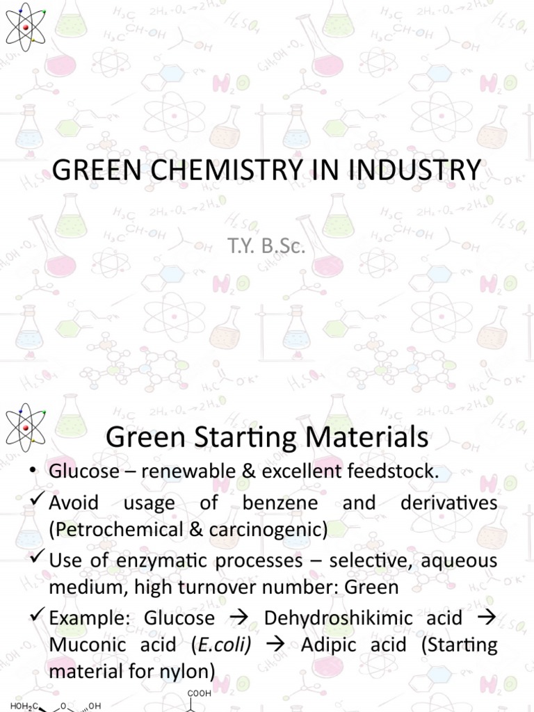 Green Chemistry: Sustainable Practices | PDF | Green Chemistry | Chemistry