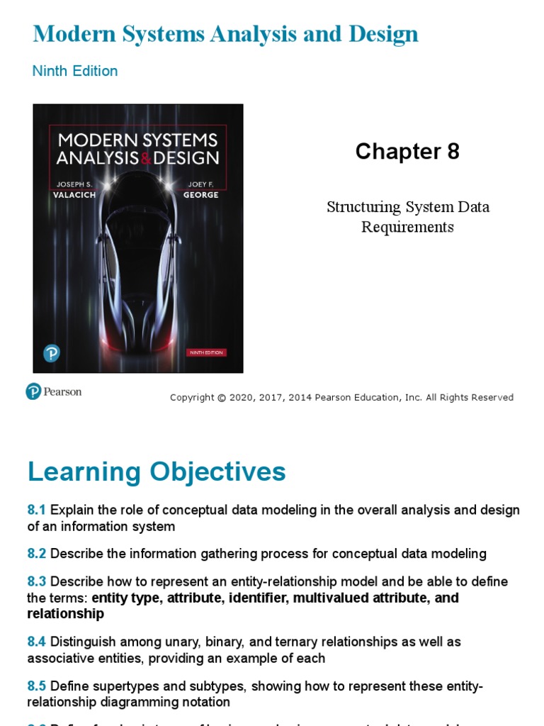 Modern Systems Analysis and Design: Ninth Edition | PDF | Data Model | Conceptual Model