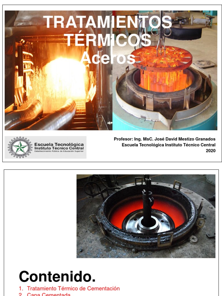 Tratamientos Térmicos - Cementacion | Descargar gratis PDF | Tratamiento a base de calor | Acero