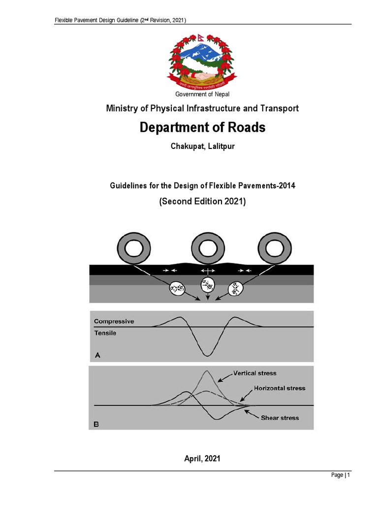 Guidelines For The Design of Flexible Pavement 2021 | PDF | Road Surface | Deformation (Engineering)