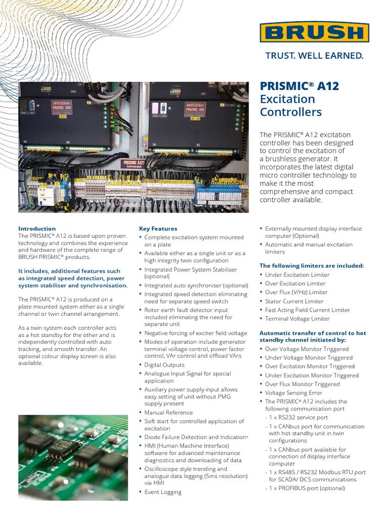 BRUSH A12 Data Sheet - 10 - 20 | PDF | Computer Monitor | User Interface