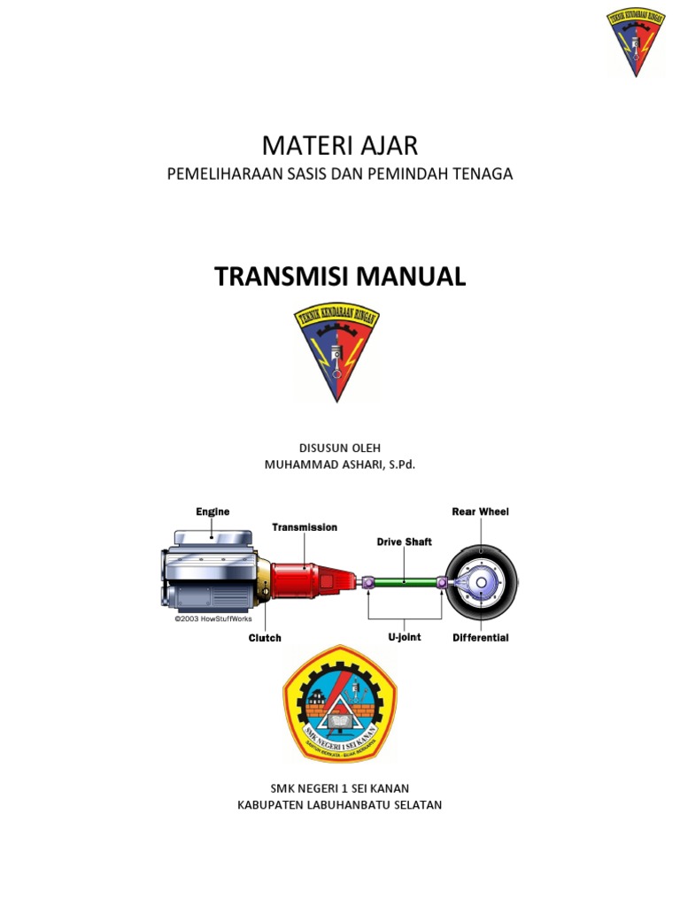 Materi Ajar Perawatan Transmisi Manual | PDF