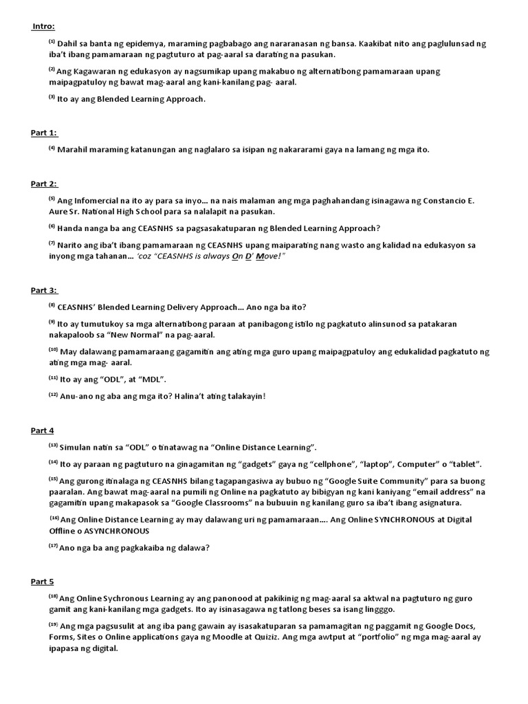 Infomercial Script | PDF