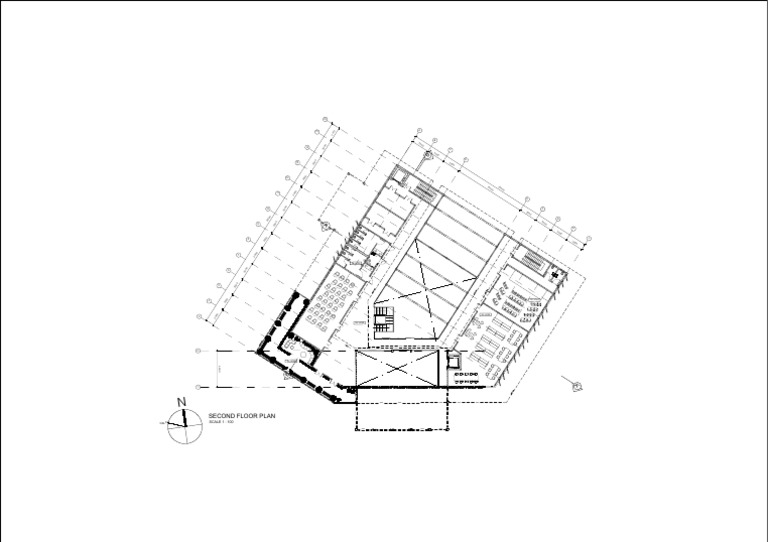 Second Floor Plan: SCALE 1: 100 | PDF