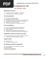 Overview of Registration Act 1908 | PDF | Deed | Property
