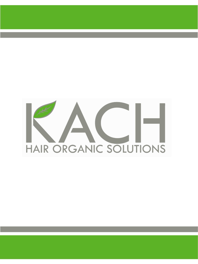 Shampoo Kach: Soluciones Orgánicas para el Cabello | PDF | Pelo | Química
