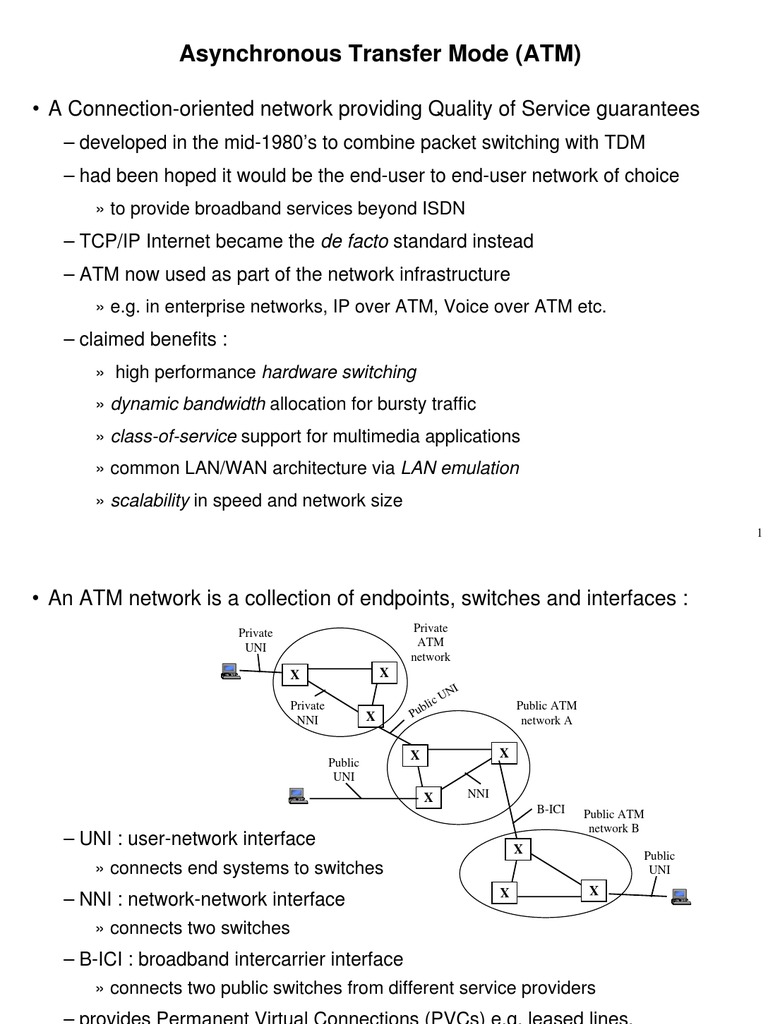 Asynchronous Transfer Mode | PDF | Asynchronous Transfer Mode | Computer Network