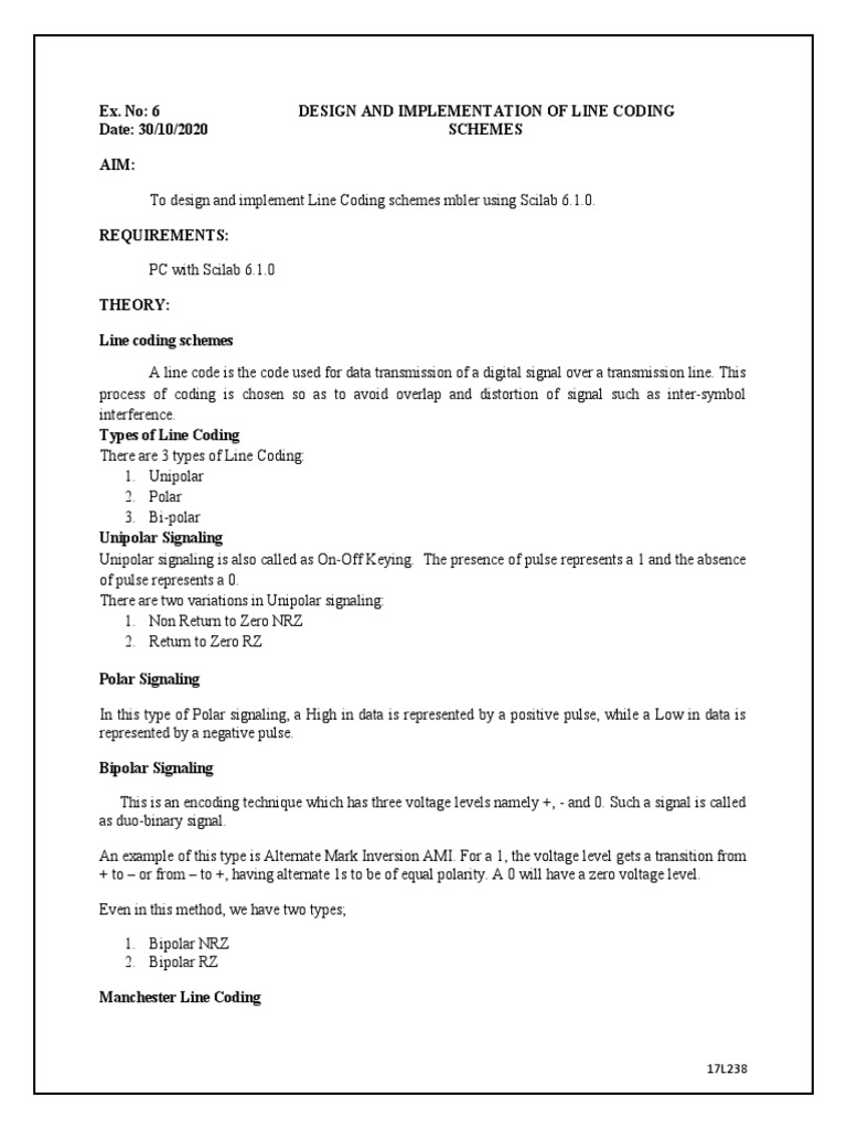 DC Lab Exp6 17l238 Rep | PDF | Data Transmission | Algorithms