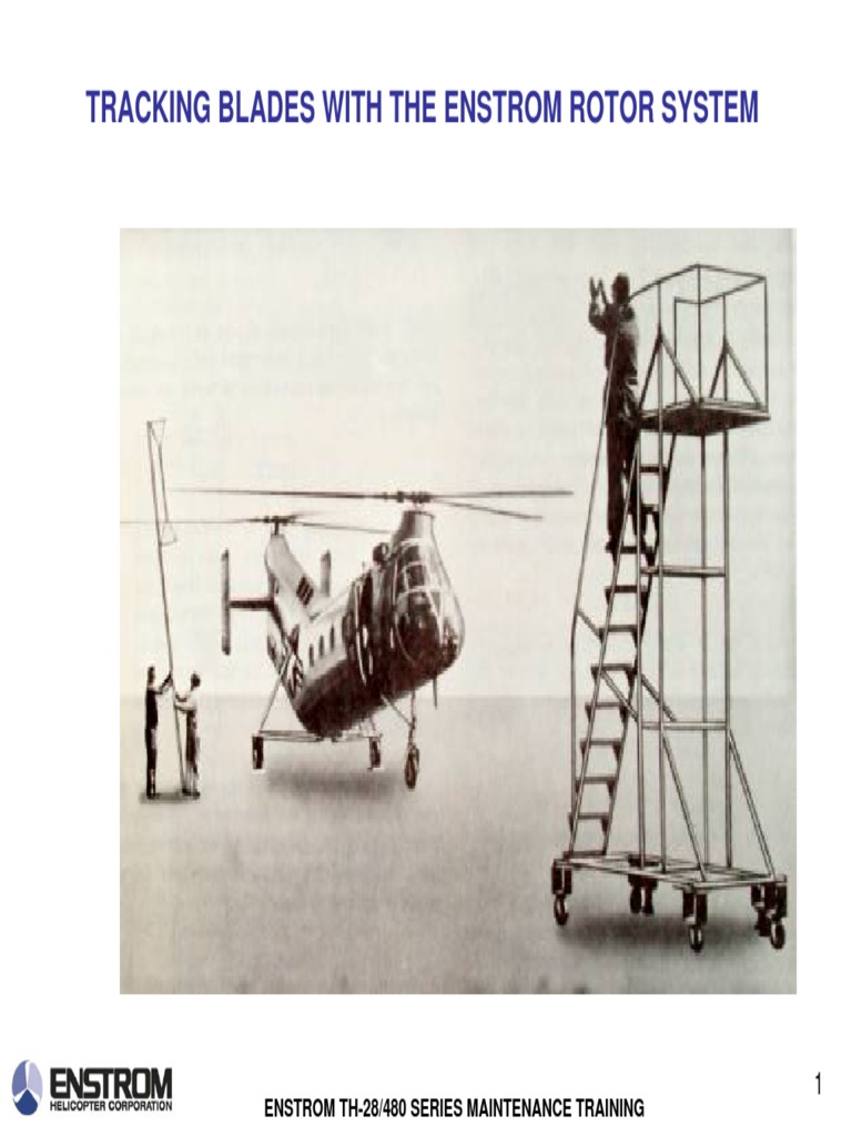 Tracking The Enstrom Rotor System 1 | PDF | Helicopter | Helicopter Rotor