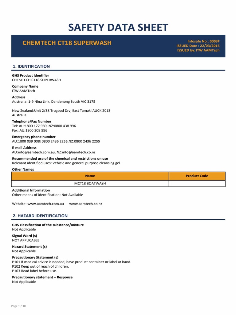 CHEMTECH - CT18 EXP March 2021 | PDF