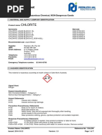 Sunlight Dishwashing Liquid New MSDS | PDF | Dangerous Goods | Toxicity