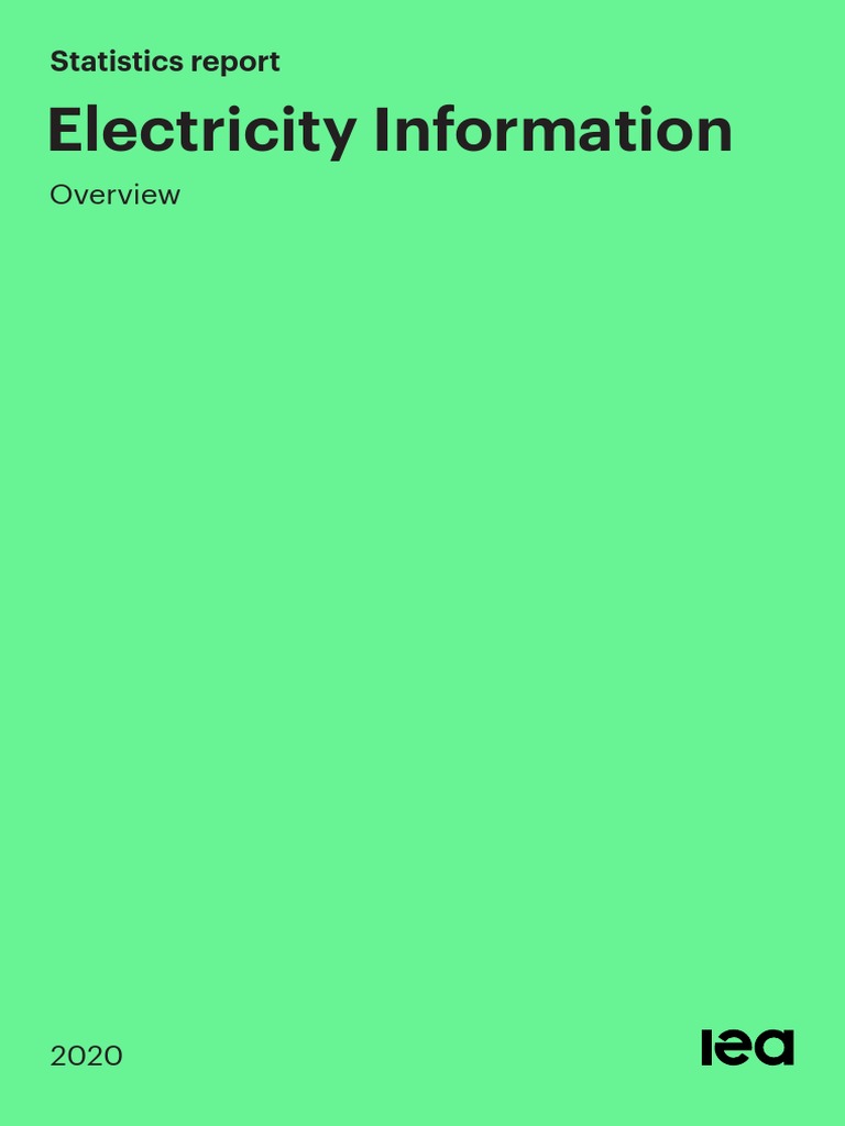 Electricity Information: Statistics Report | PDF | Electricity ...