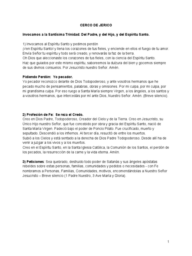 Cerco de Jerico | PDF | Arca de la Alianza | María, madre de Jesús