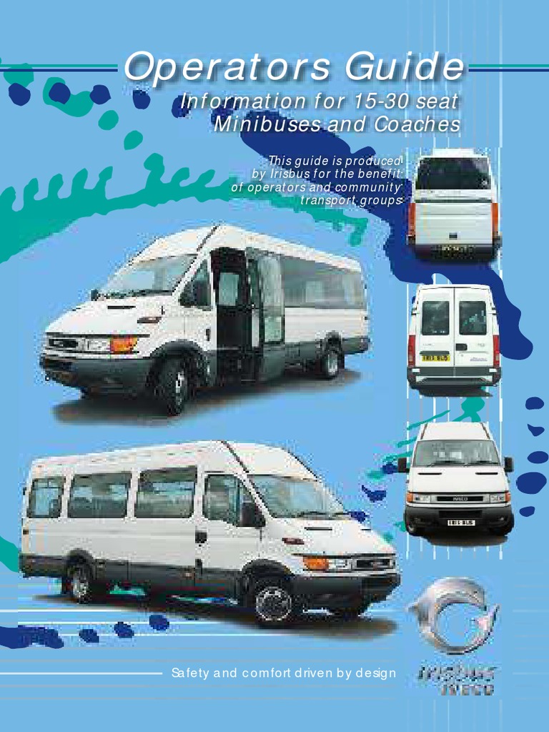Irisbus 15-30 Eats Minibus and Coaches Operators Guide | PDF | Bus ...