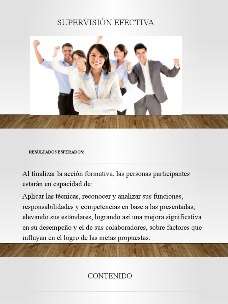 Supervisión Efectiva | PDF | Liderazgo | Toma de decisiones