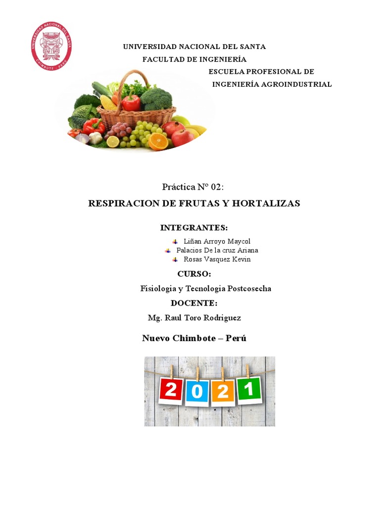 Practica 2 Postcosecha | PDF | Etileno | Alimentos