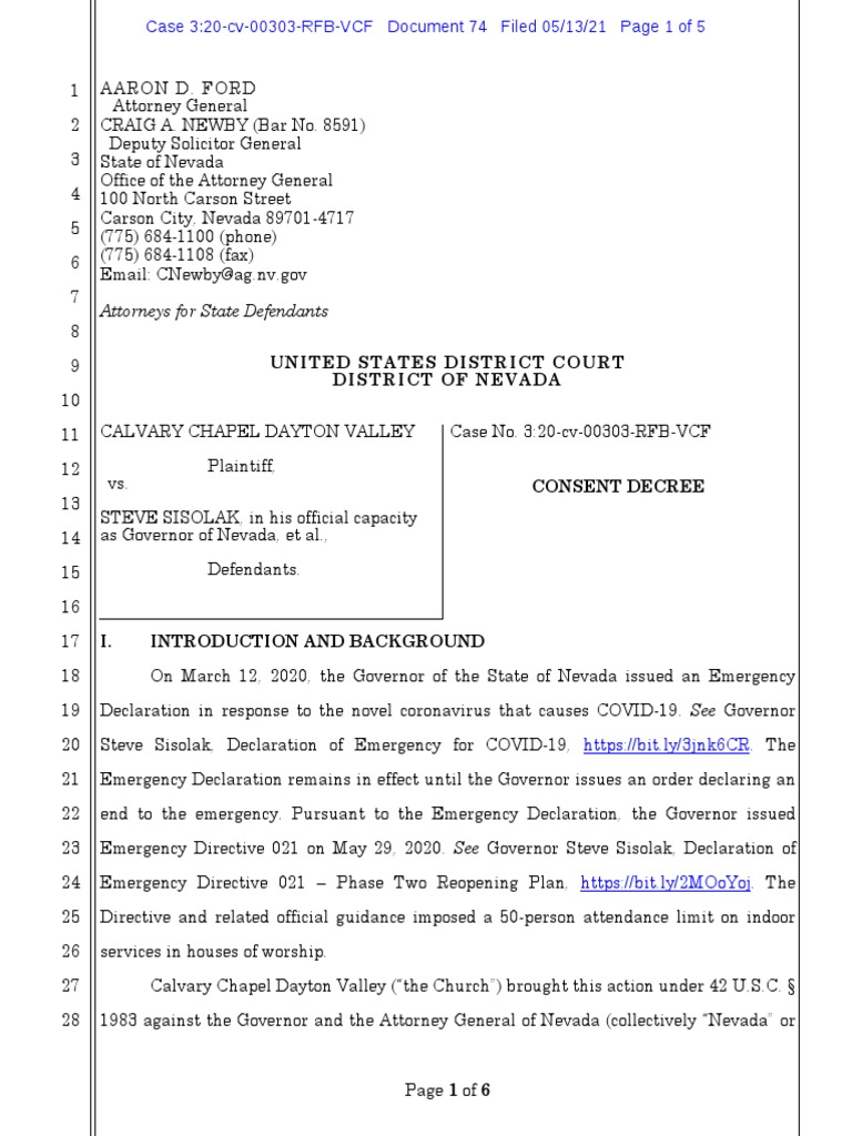 Consent Decree | PDF | Attorney's Fee | Injunction