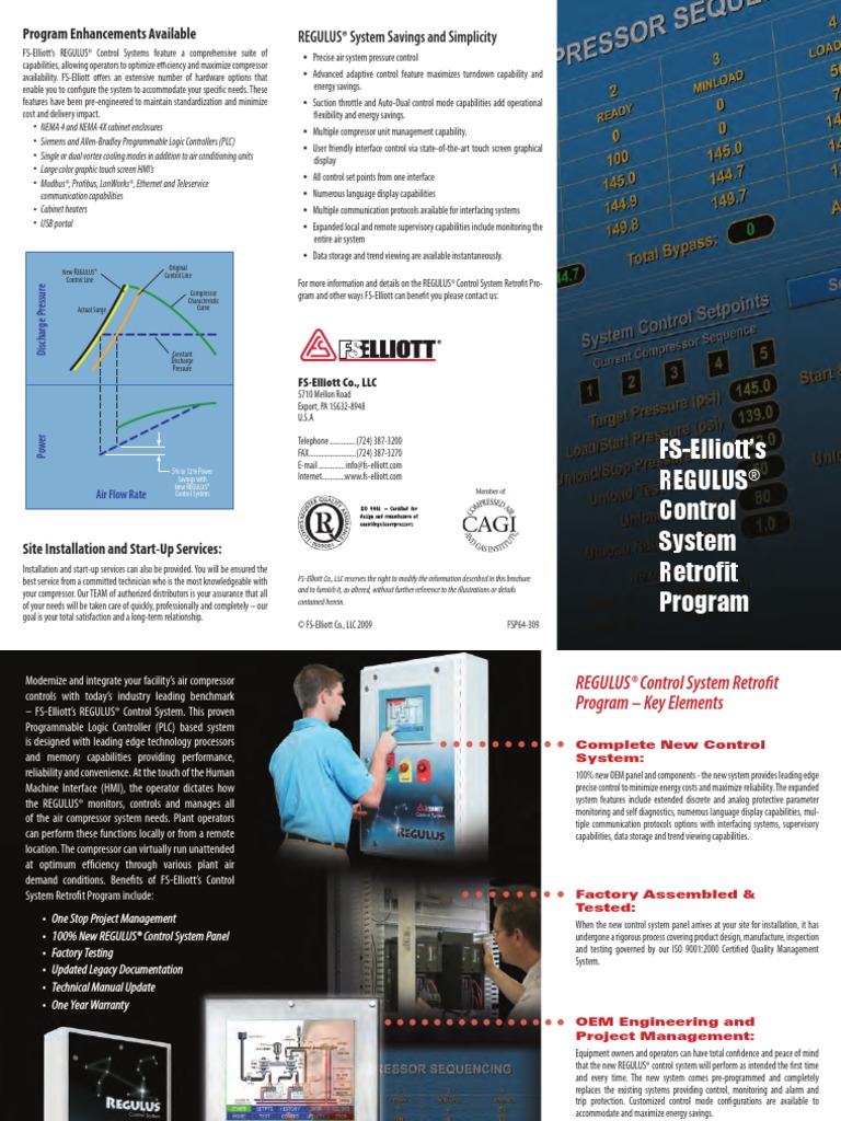 FS-Elliott's Regulus Control System Retrofit Program | PDF | Programmable Logic Controller ...