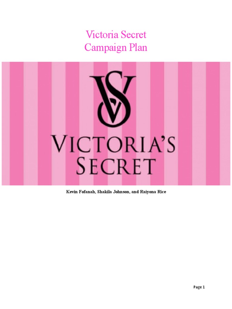 Victoria Secret Campaign Plan | PDF | Victoria's Secret | Clothing