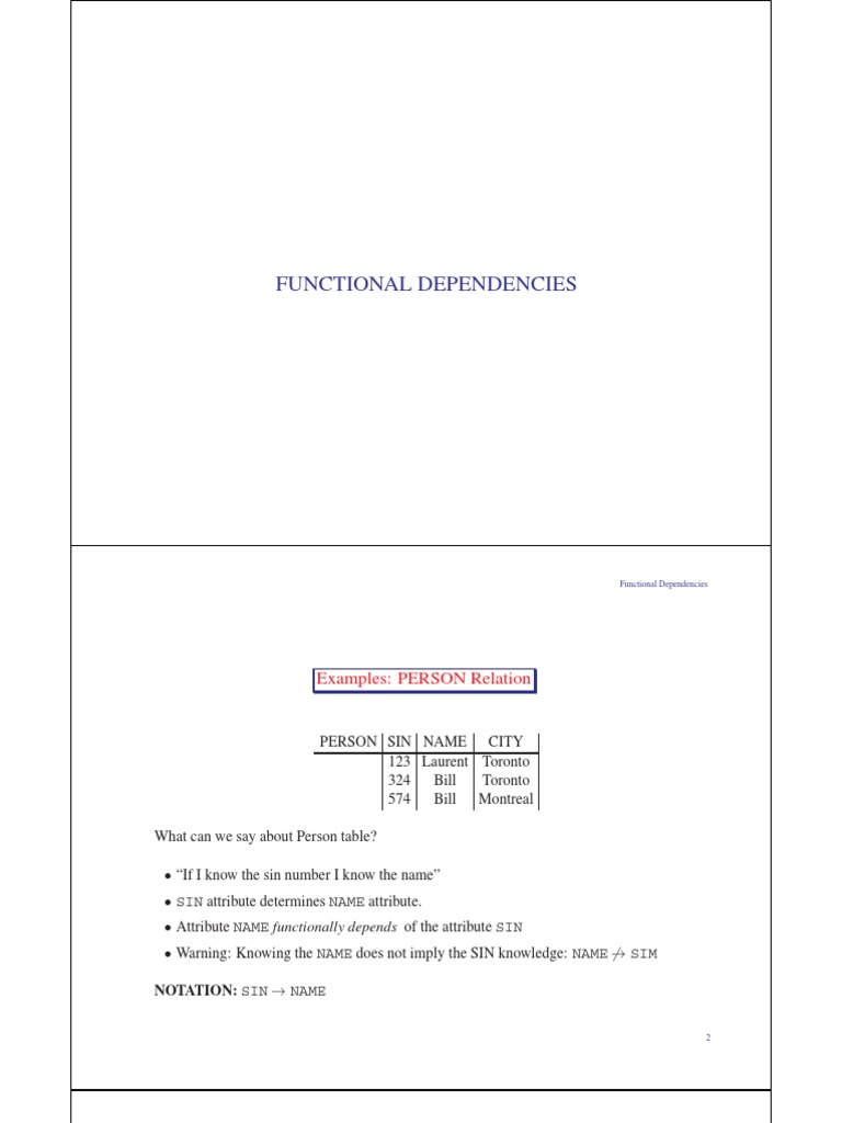 Functional Dependency | PDF | Scientific Modeling | Computer Data