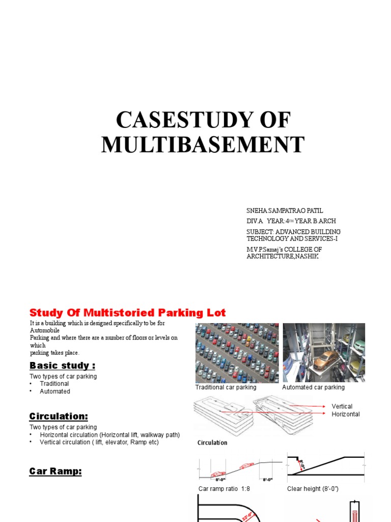 Multi-Level Parking Case Study Analysis | PDF | Elevator | Transport