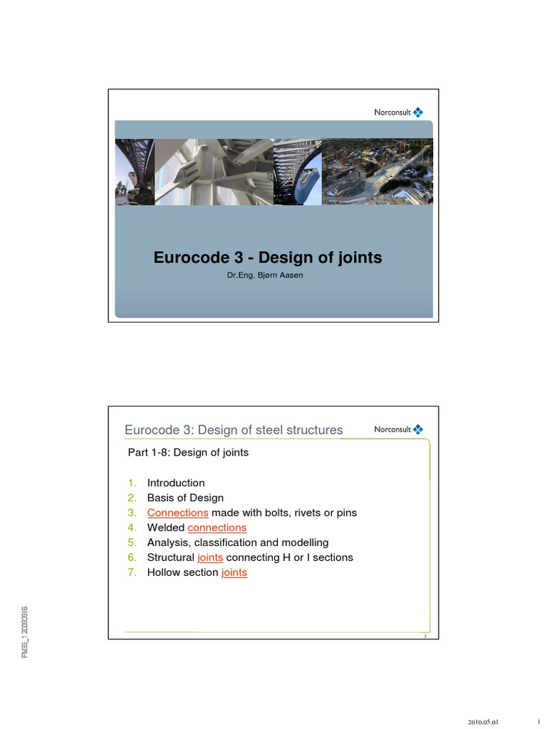 Eurocode 3: Steel Joint Design Guide | PDF | Screw | Structural Engineering