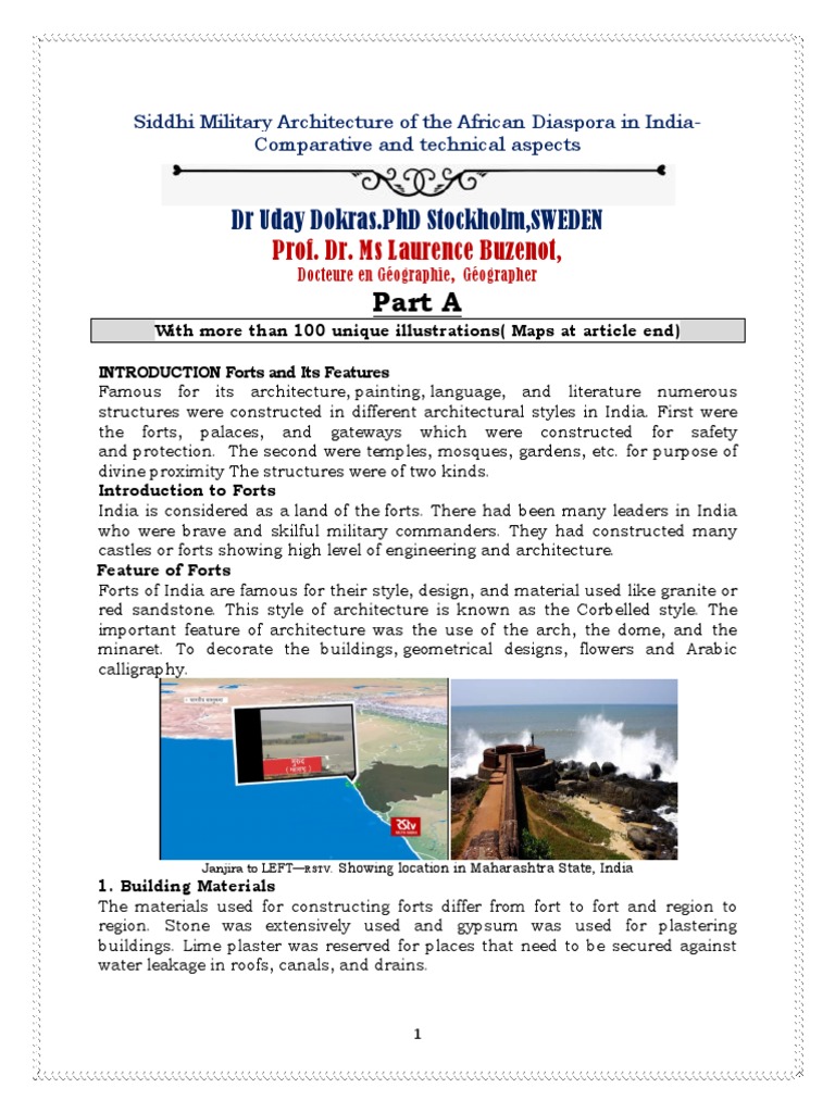 Technical Details of Diaspora Sea Fort Janjira | PDF | Tide | Littoral Zone
