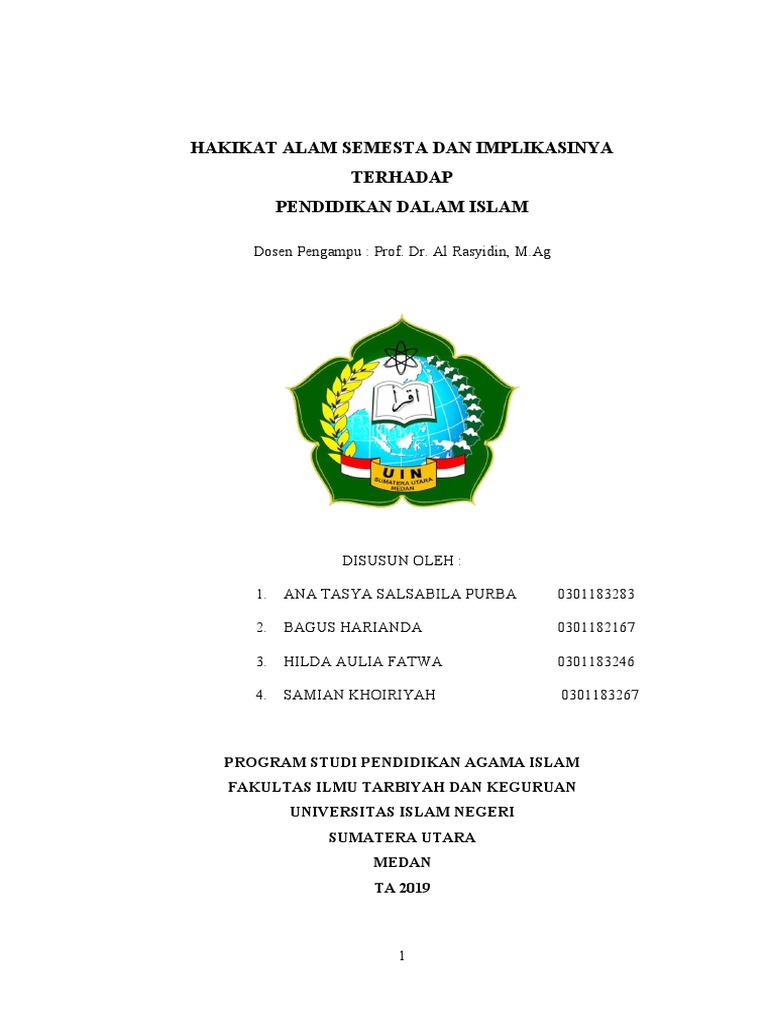 Hakikat Alam Semesta dalam Islam | PDF | Agama & Spiritualitas
