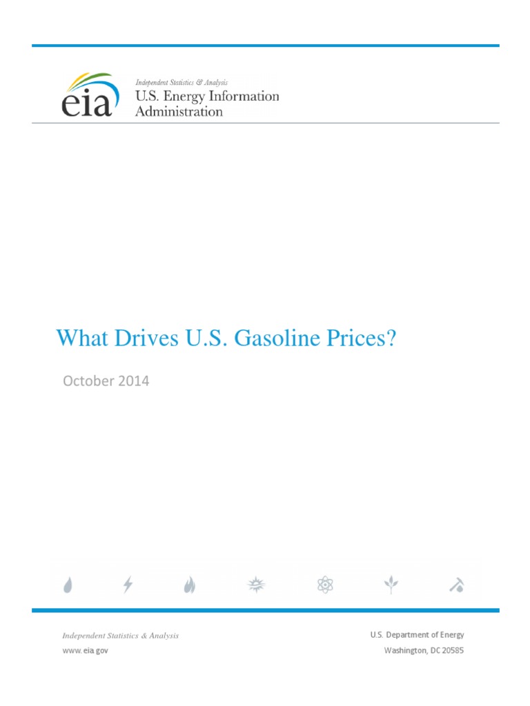 What Drives US Gasoline Prices - EIA | PDF | West Texas Intermediate ...