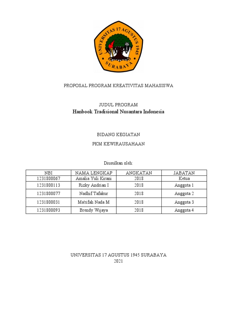 PROPOSAL Kel.7 | PDF