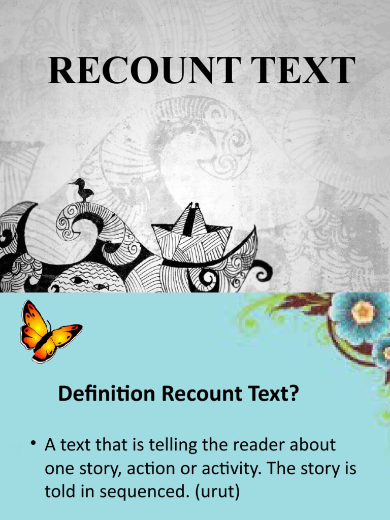 Recount Text | Download Free PDF | Narrative | Linguistics