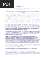 RA 10631: Animal Welfare Overview | PDF