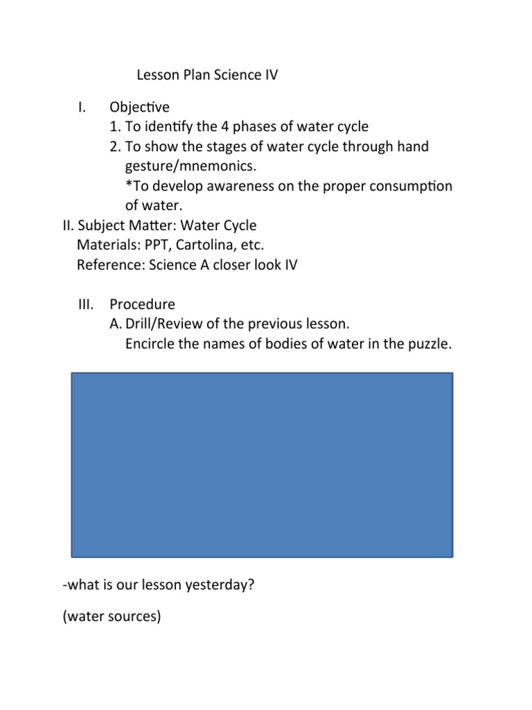 Science 4 LP | PDF | Water Cycle | Water