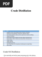 Crude Oil Distillation Processes | PDF | Distillation | Oil Refinery
