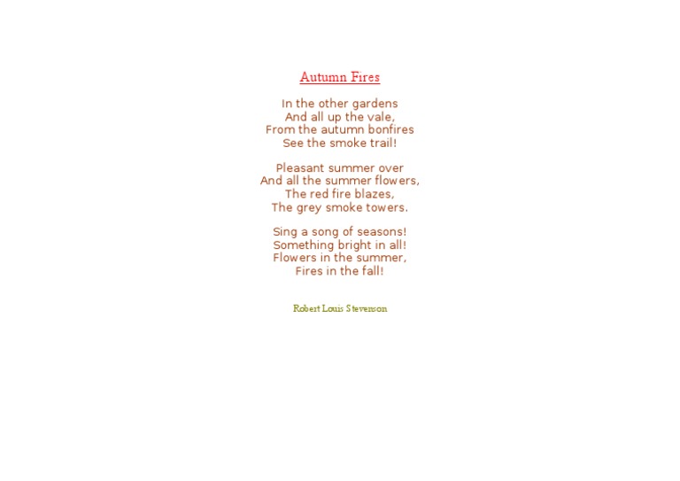Autumn Fires | PDF