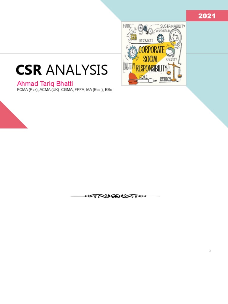 Csr Analysis Pdf Corporate Social Responsibility Greenhouse Gas