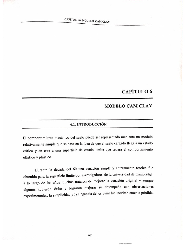 Modelo Cam Clay | PDF