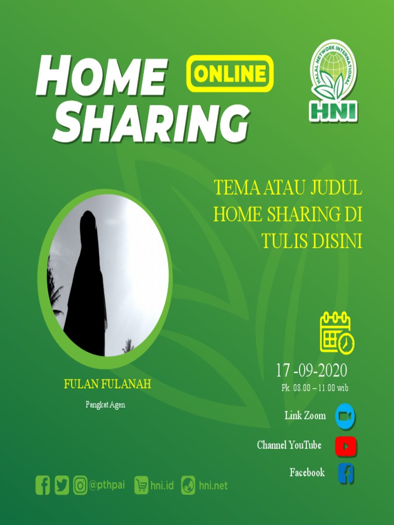 Template Flyer HNI Home Sharing | PDF