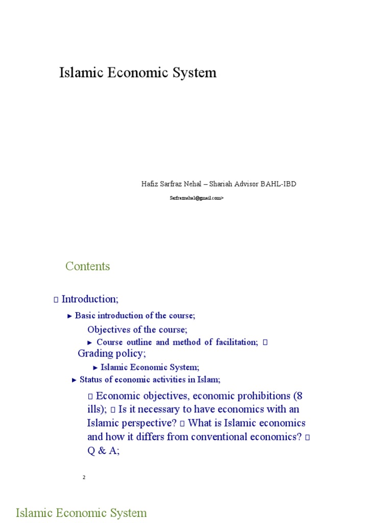 Understanding Islamic Economic Principles | PDF | Well Being | Sharia