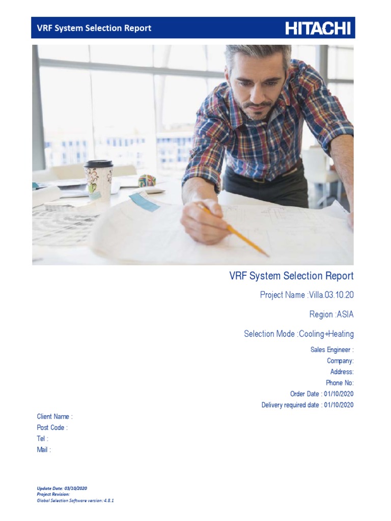 VRF System Selection Report | PDF | Air Conditioning | Electrical ...